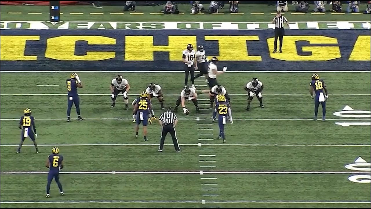 Michigan Defense Blitzs vs Purdue (2022 Big 10 Championship) - All 22