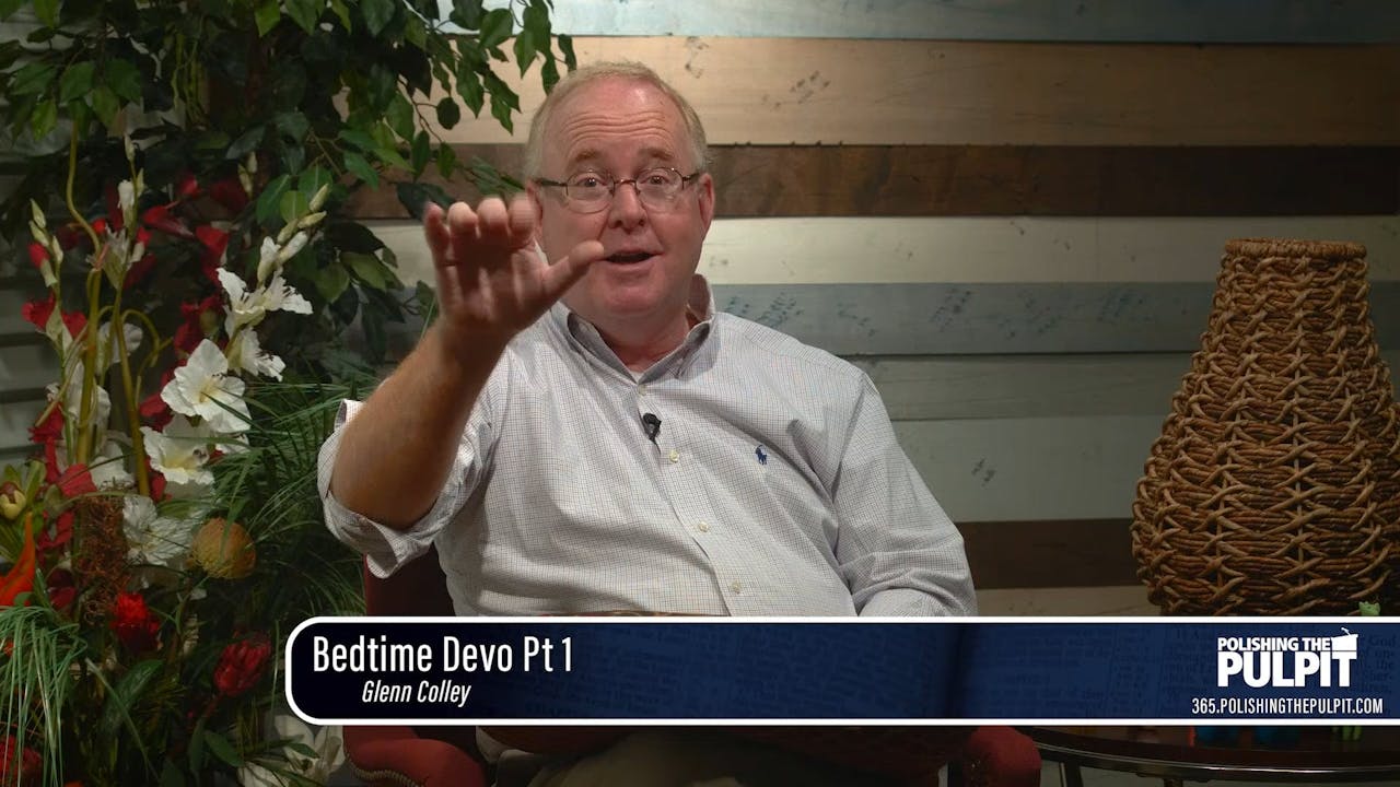 Glenn Colley: Bedtime Devotional for Children (ages 2-9) - PTP365