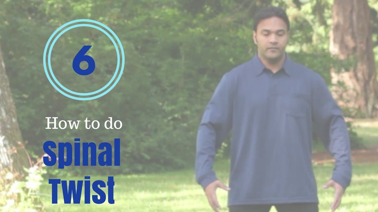 How to do Spinal Twisting (5 mins) - Beginner Lesson - Qi Gong for Vitality