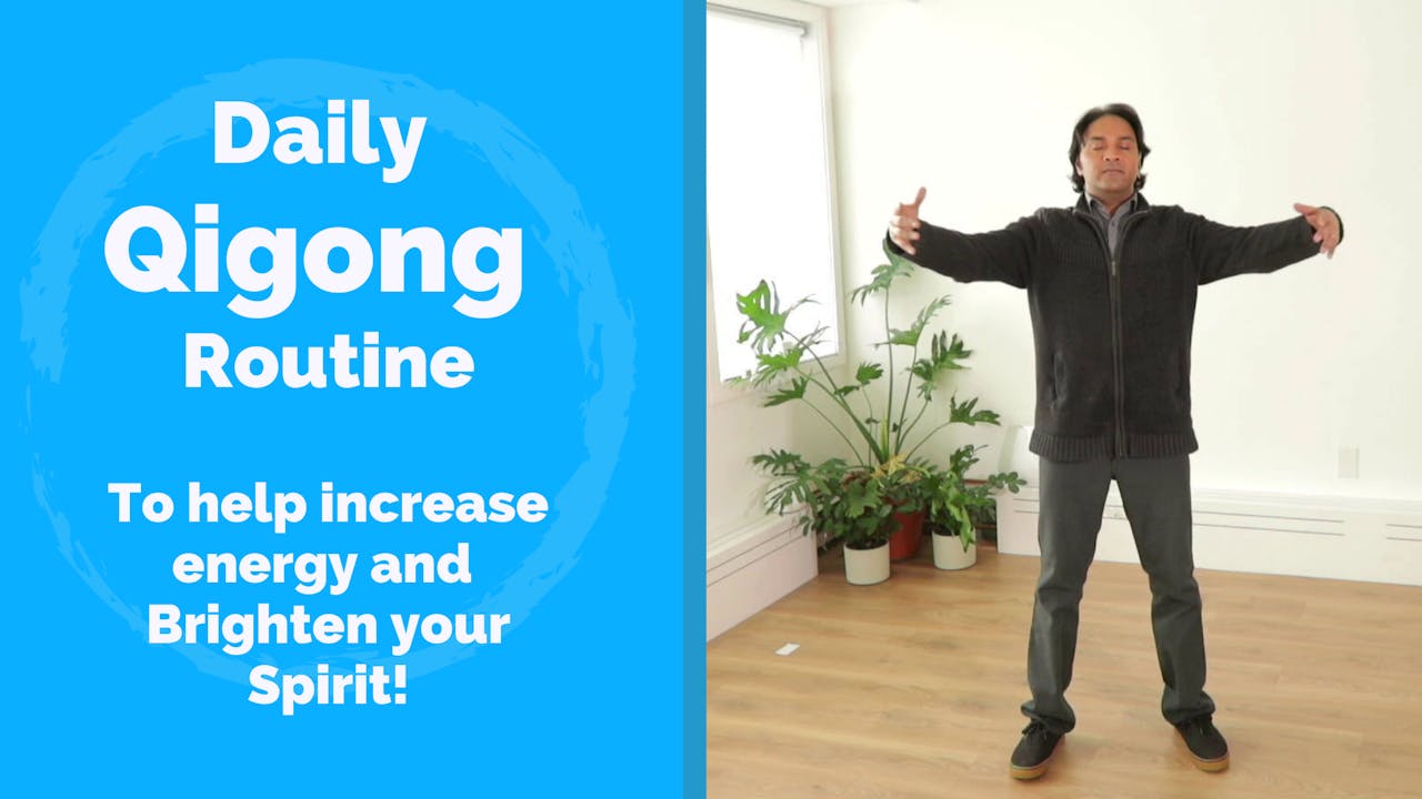 Simple Daily Refresh Qigong Practice (9 mins) - Jeff on YouTube - Qi Gong for Vitality