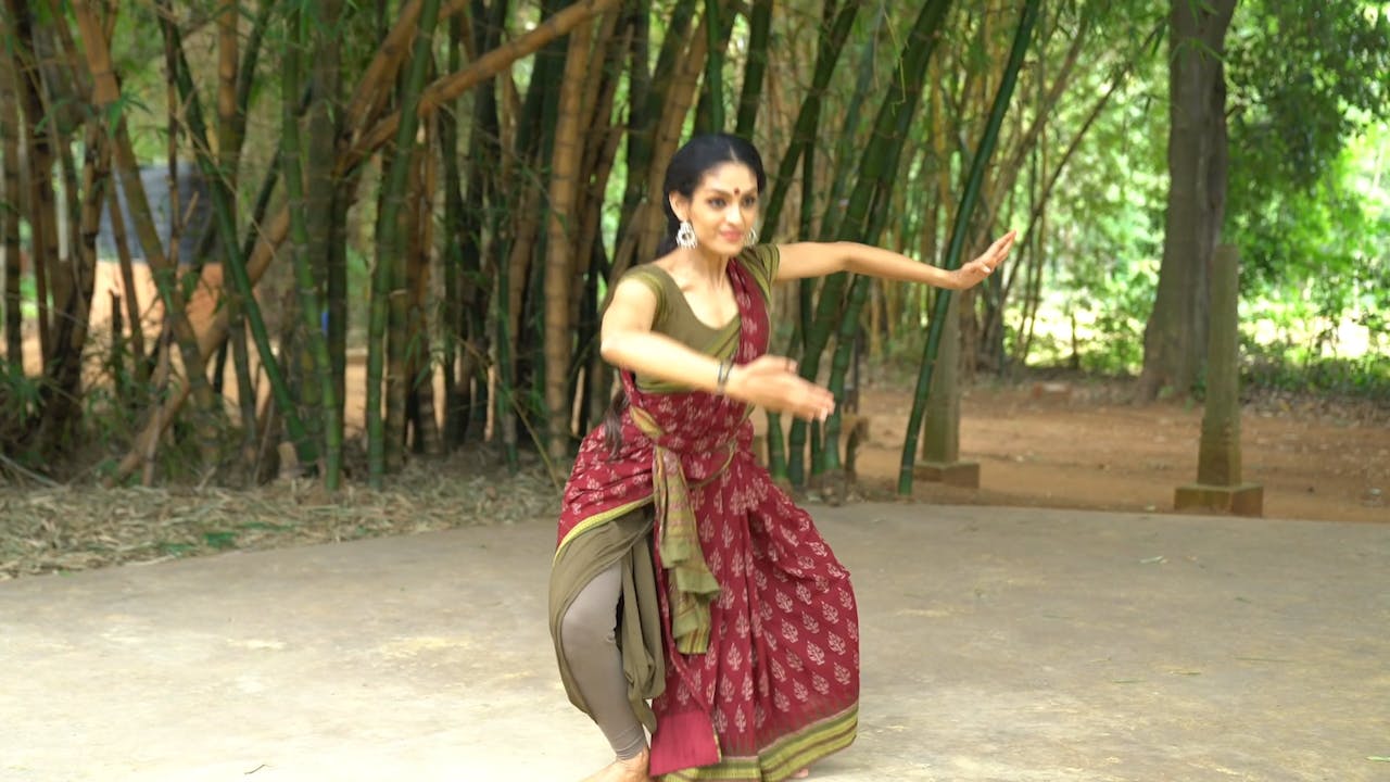 Theermana Adavu 2, variation - Adavus: 1st Set - The Raadha Kalpa Method