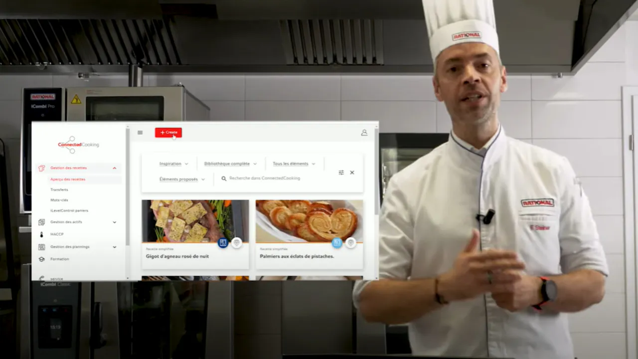 4. ConnectedCooking en pratique - Création d'une recette RATIONAL ...