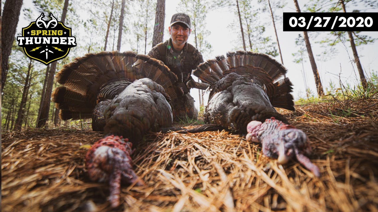 Public-Land Longbeard Double | Georgia Turkey Hunting | Realtree Spring ...