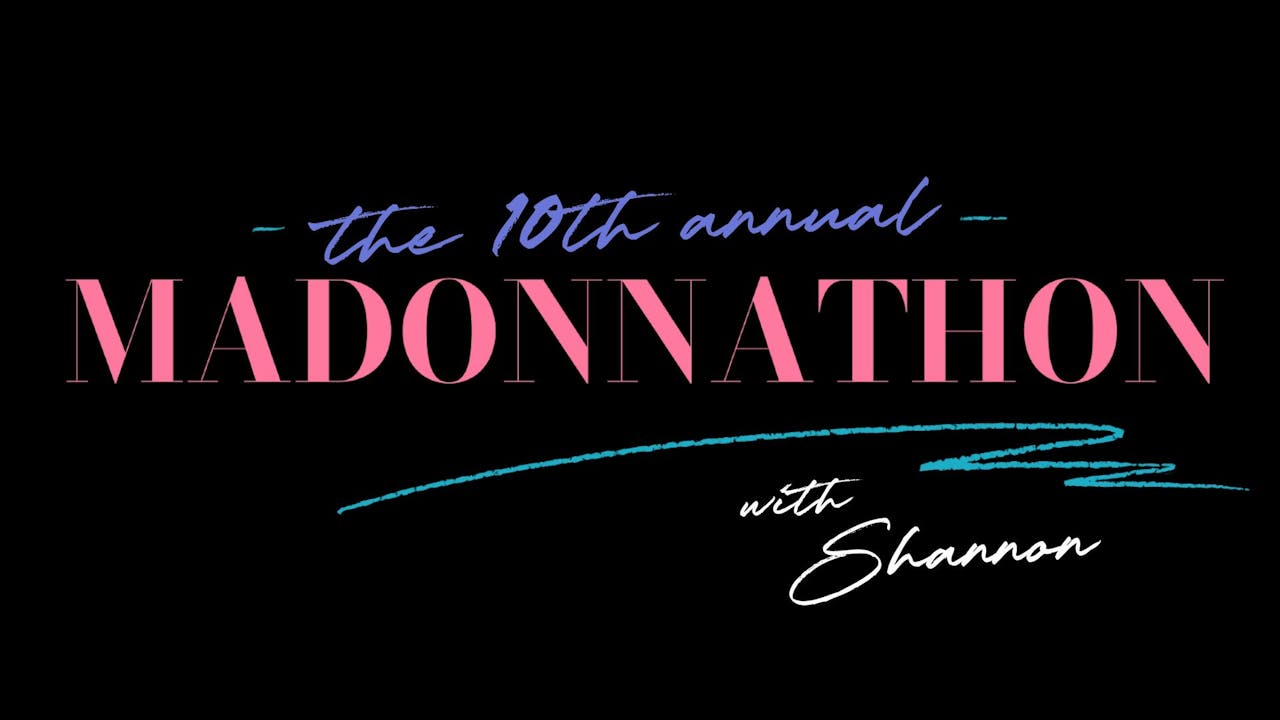 MADONNATHON Saturday with Shannon - RETROSWEAT HOME VIDEO
