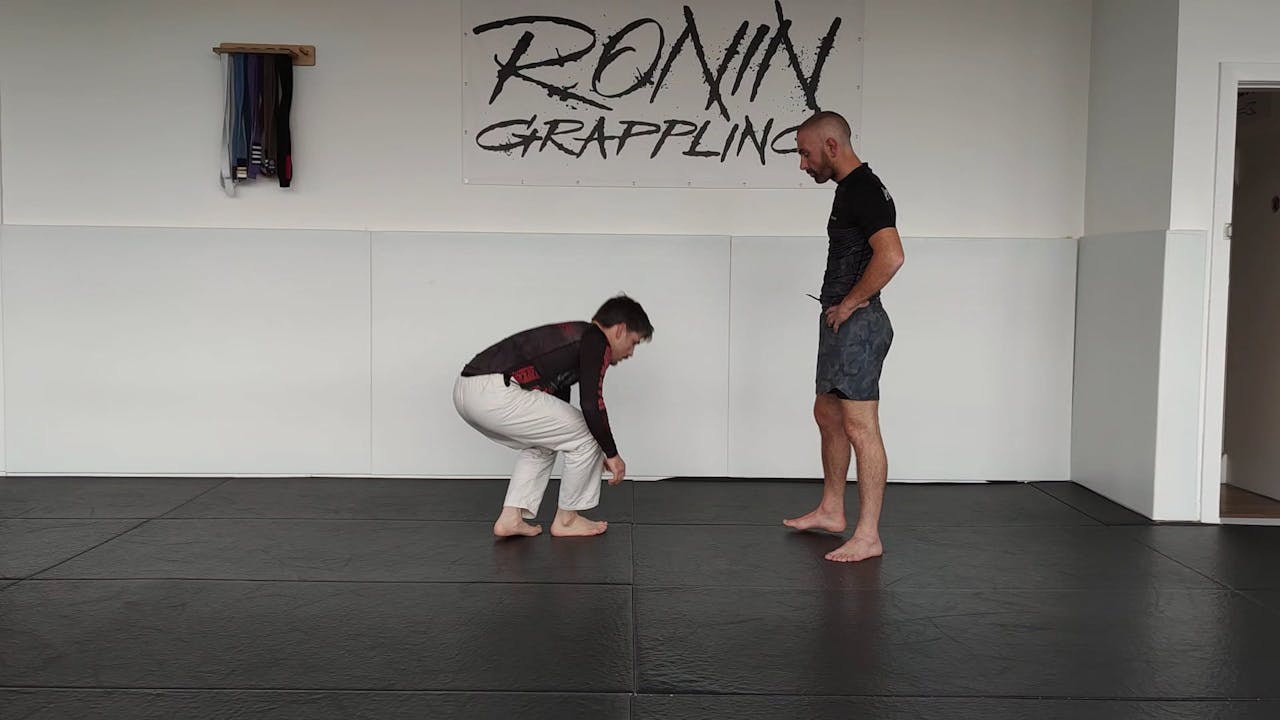 Open Guard Retention - Reverse DLR against Knee Cut - BJJ Codex