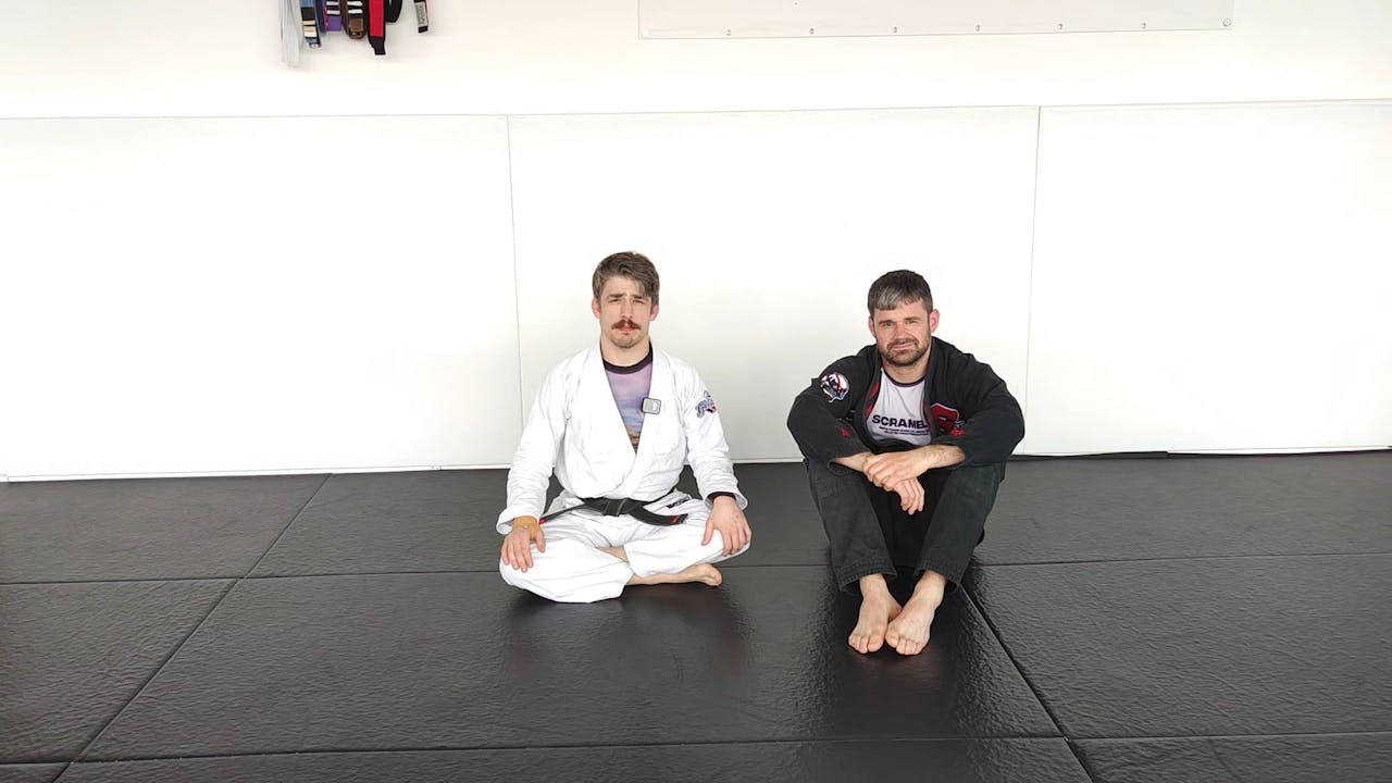 Closed Guard - Overhook Grip - Standing Up & Front HeadLock Throwing Options - BJJ Codex