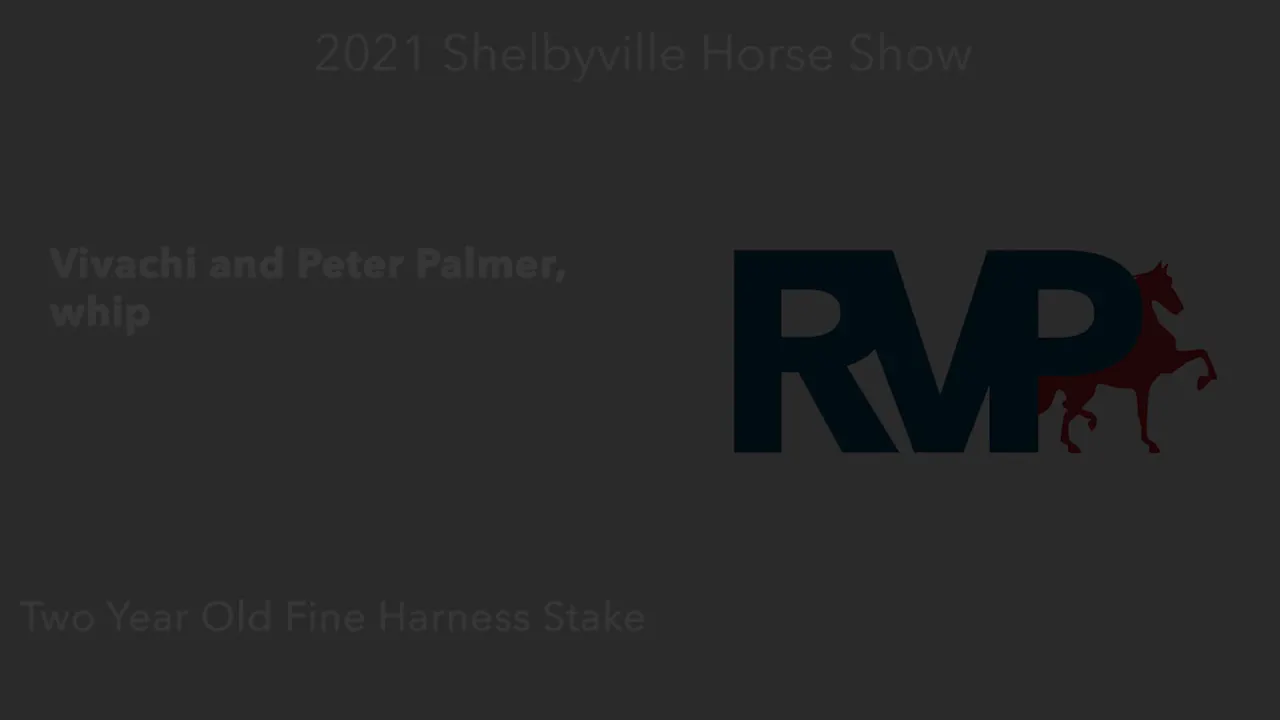 SHS21 - Class 4 - Vivachi and Peter Palmer, whip - Richfield Video Archive