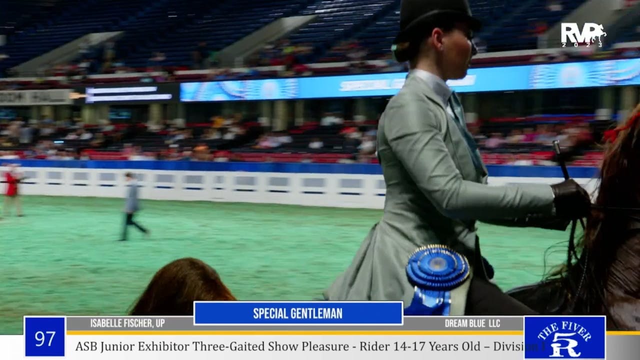 WCHS23 - Class 97 - Special Gentleman and Isabelle Fischer, Up ...