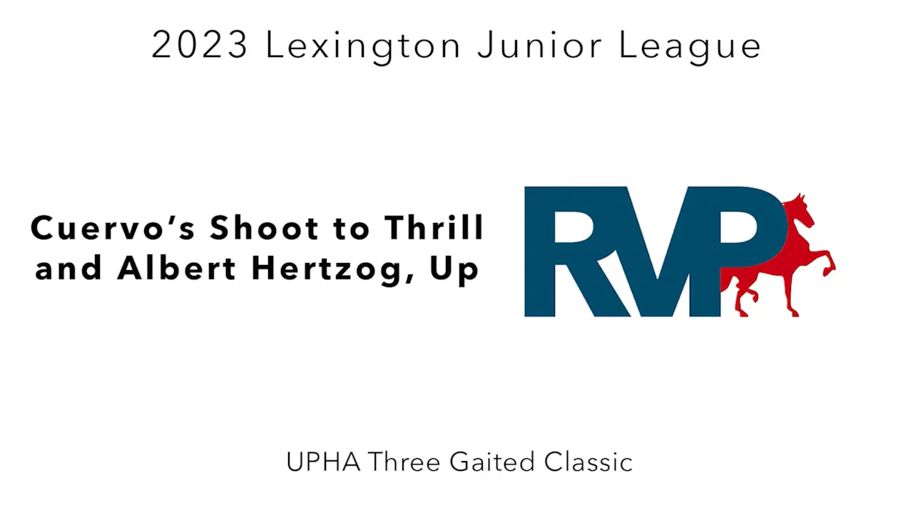 LJL23 - Class 85 - Cuervo's Shoot to Thrill and Albert Hertzog, Up ...