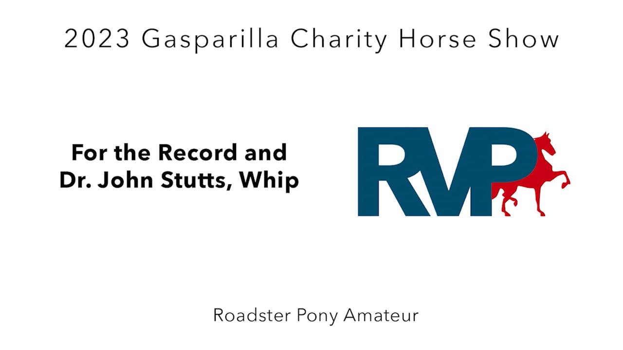 GASP23 - Class 35 - For the Record and Dr. John Stutts, Whip ...