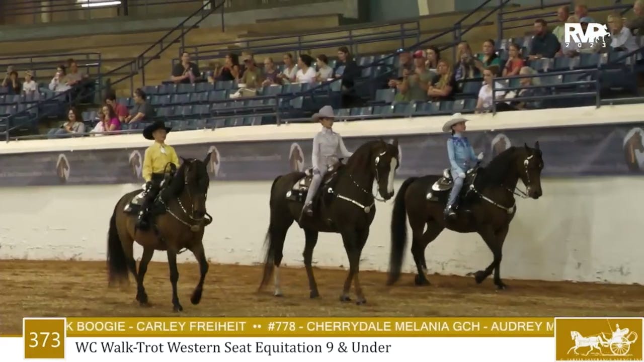 MGN23 - Class 373 - WC Walk-Trot Western Seat Equitation, Riders 9 ...