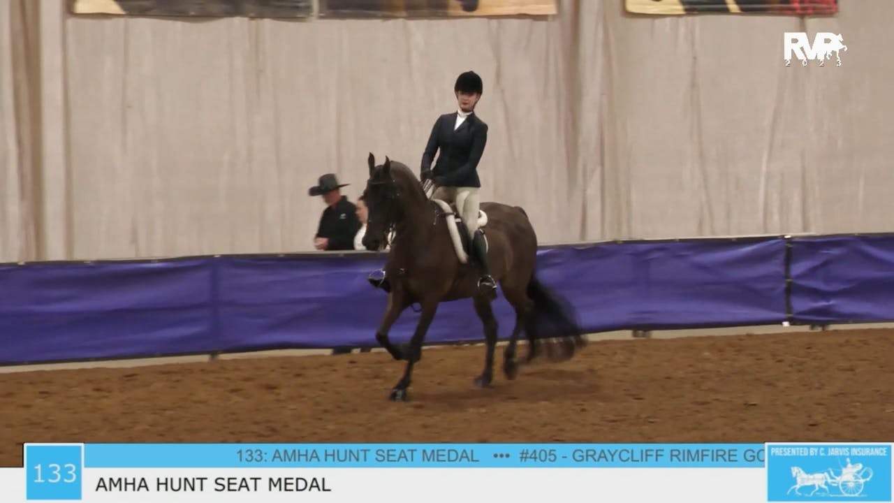 GASP23 - Class 133 - AMHA Hunt Seat Medal - Richfield Video Archive