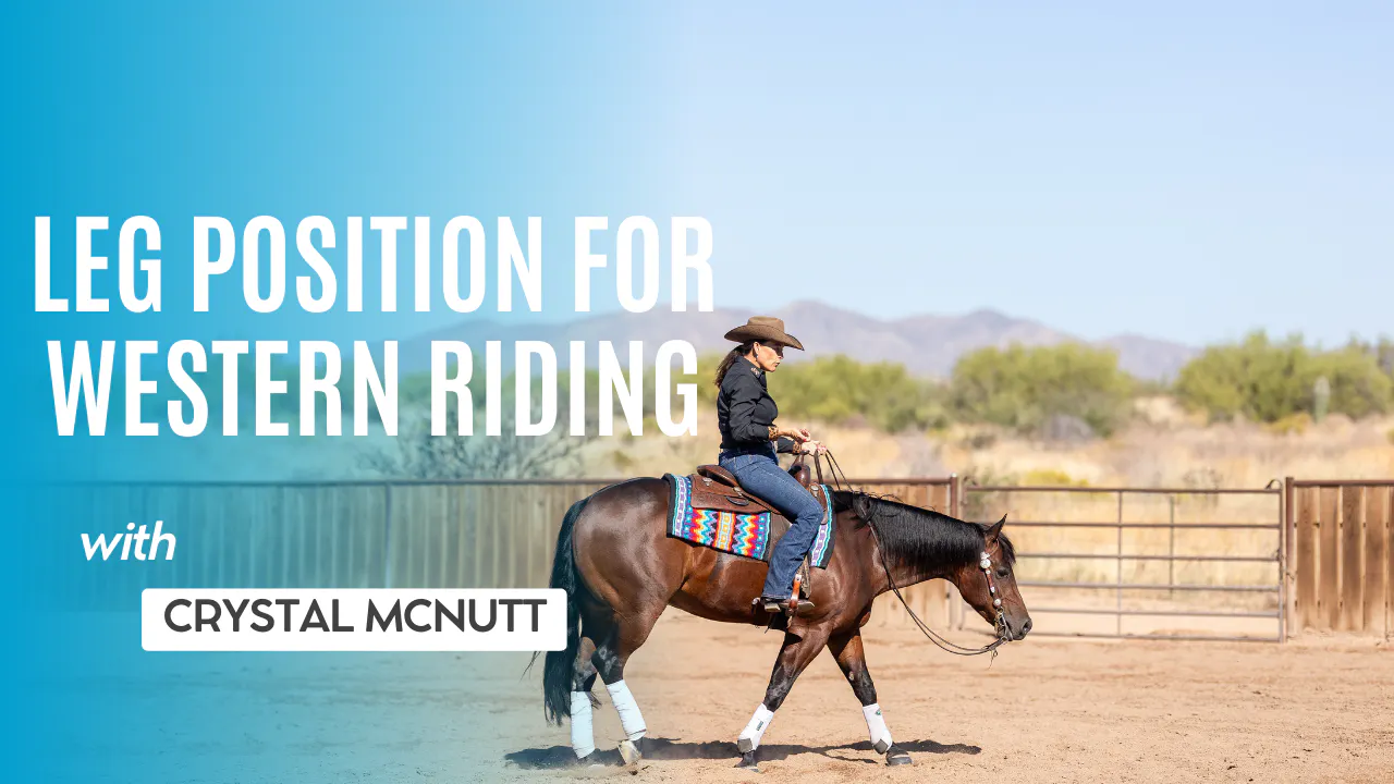Leg Position for Western Riding - RIDE TV