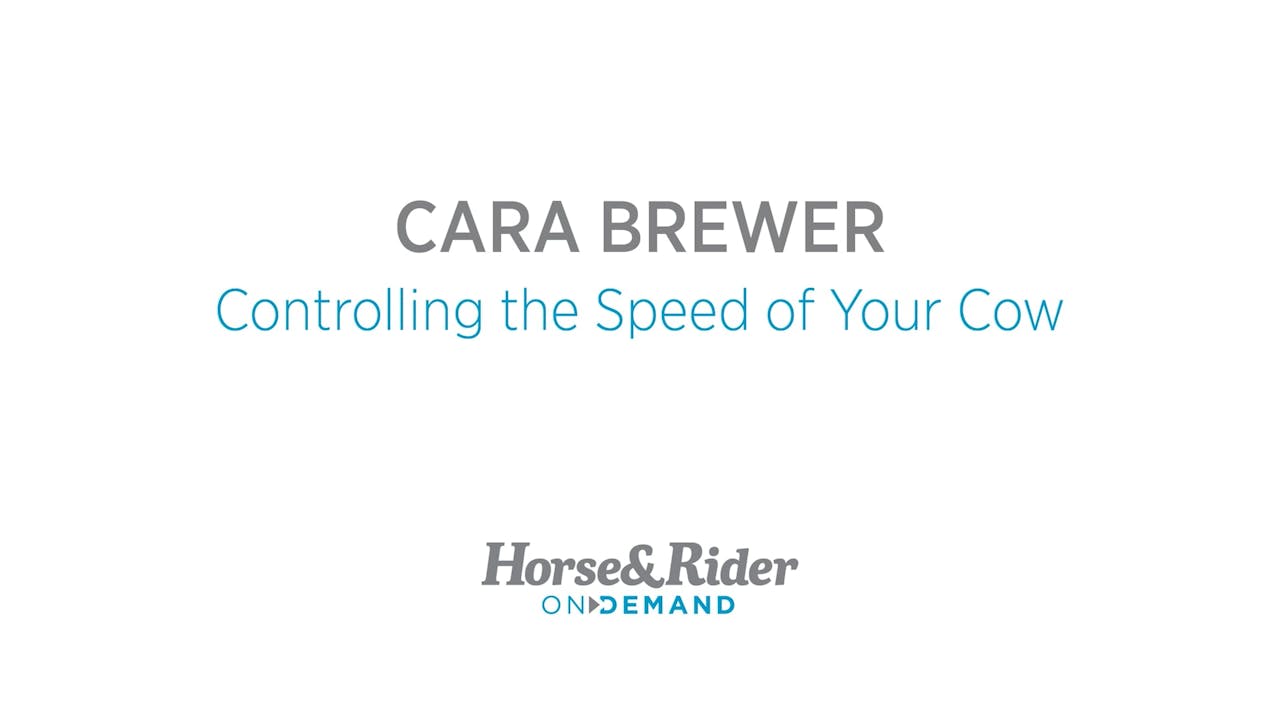 Controlling the Speed of Your Cow - RIDE TV
