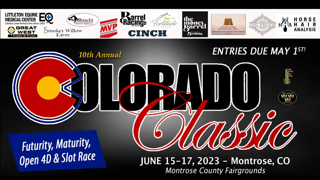 Colorado Classic | Maturity | June 17, 2023 - Barrel Racing Livestreams ...