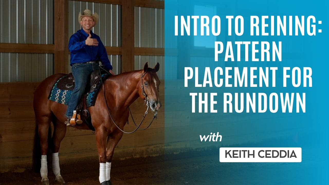 Intro to Reining: Pattern Placement for the Rundown - RIDE TV