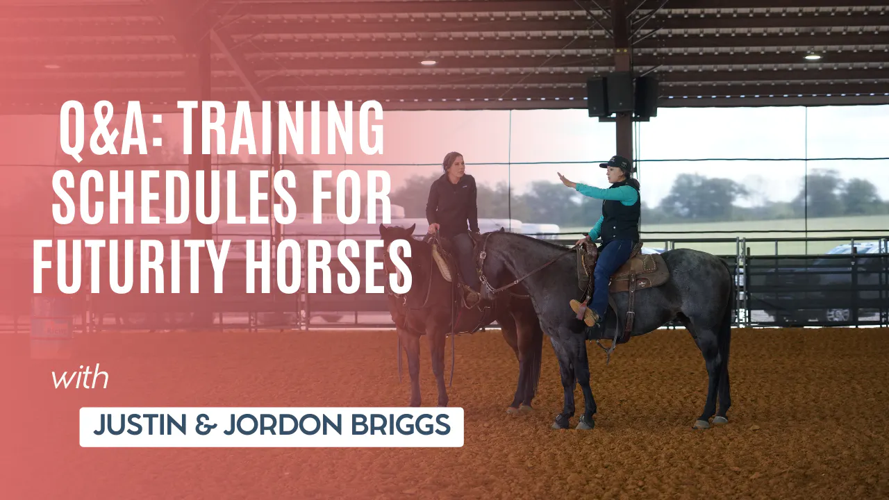 Q&A Training Schedules for Futurity Horses - RIDE TV