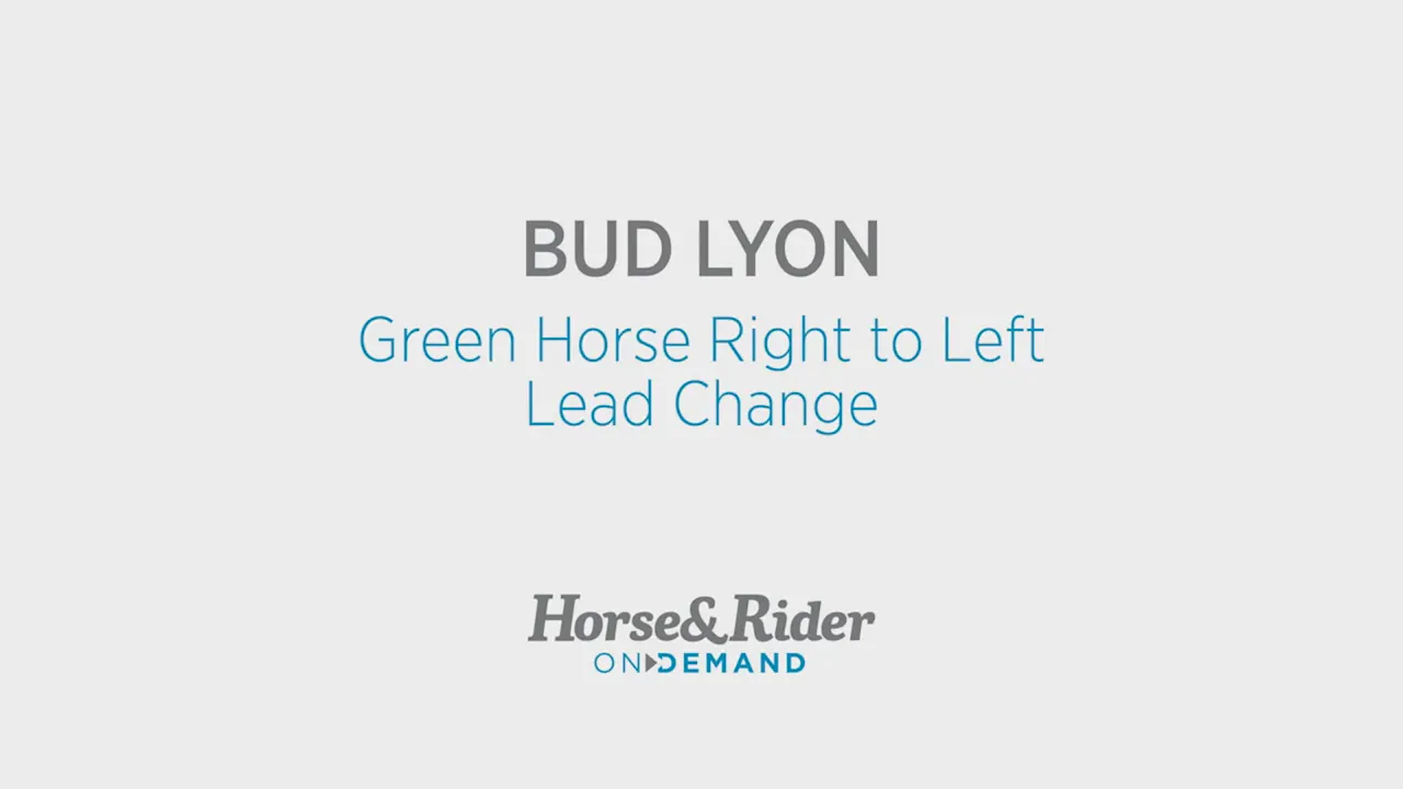 Green Horse Right-to-Left Lead Change - Reining - RIDE TV