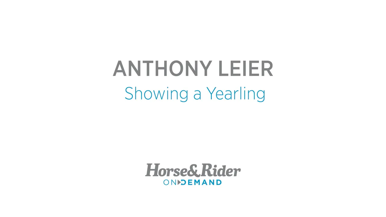 Showing a Yearling - RIDE TV