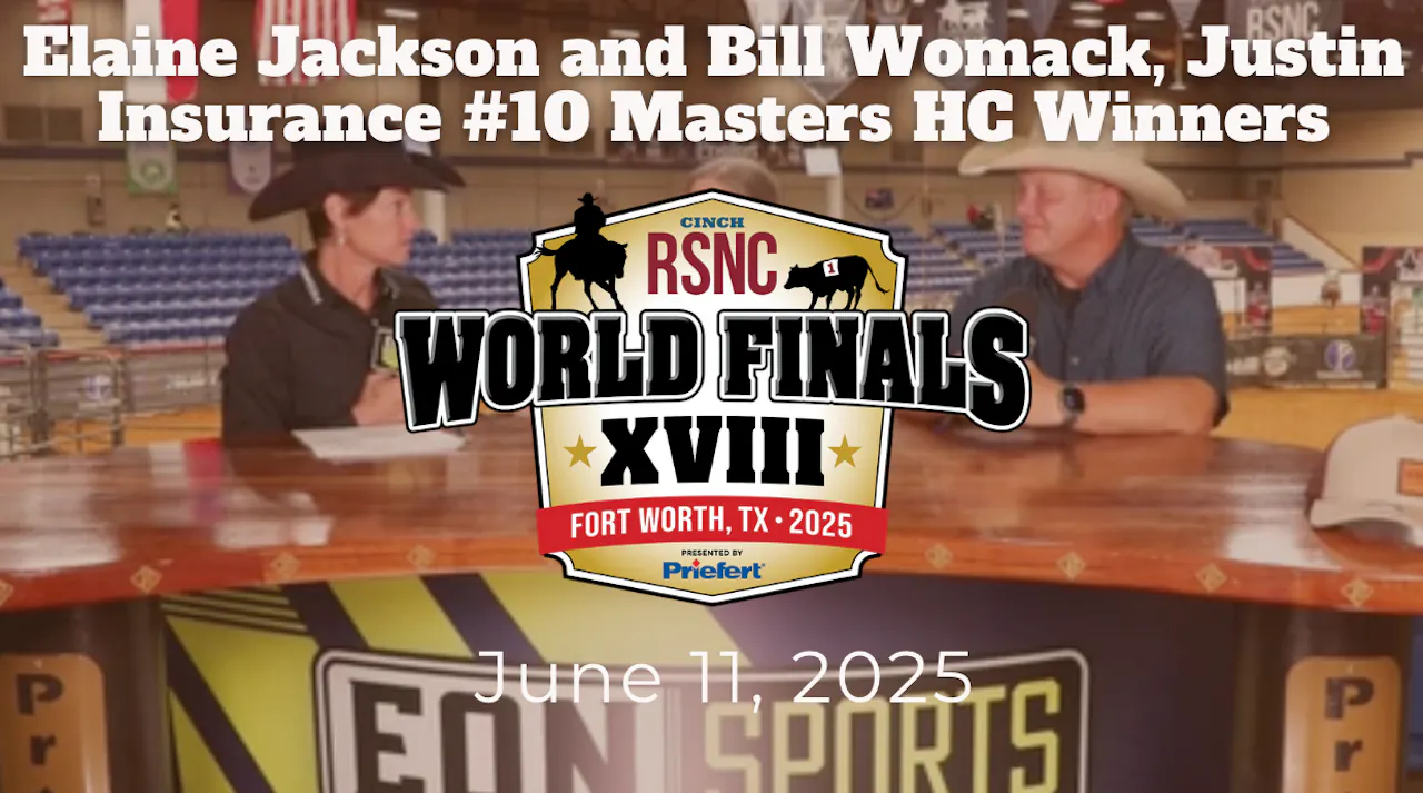 Elaine Jackson & Bill Womack, #10 Mas. HC Winners | RSNC World Finals ...