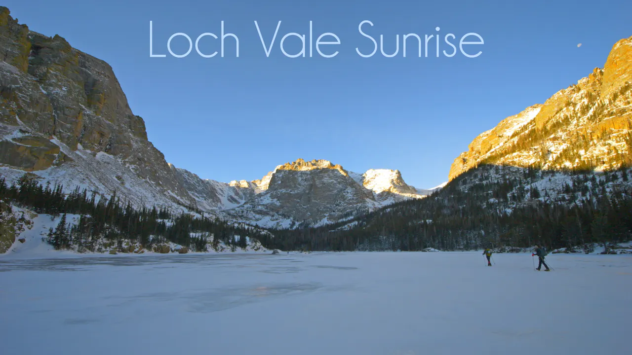 Loch Vale Sunrise - Rocky Mountain Channel