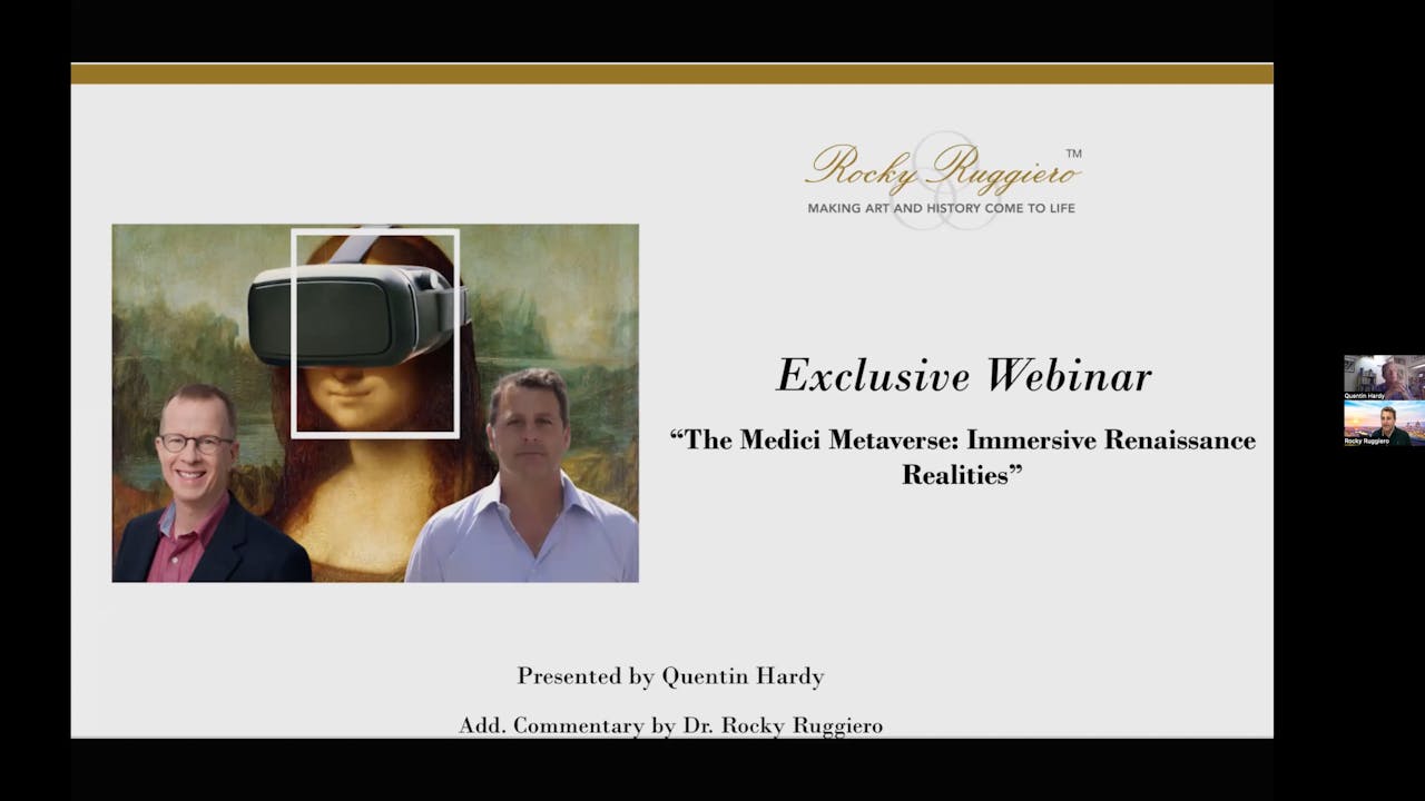 The Medici Metaverse: Immersive Renaissance Realities - Rocky Ruggiero™