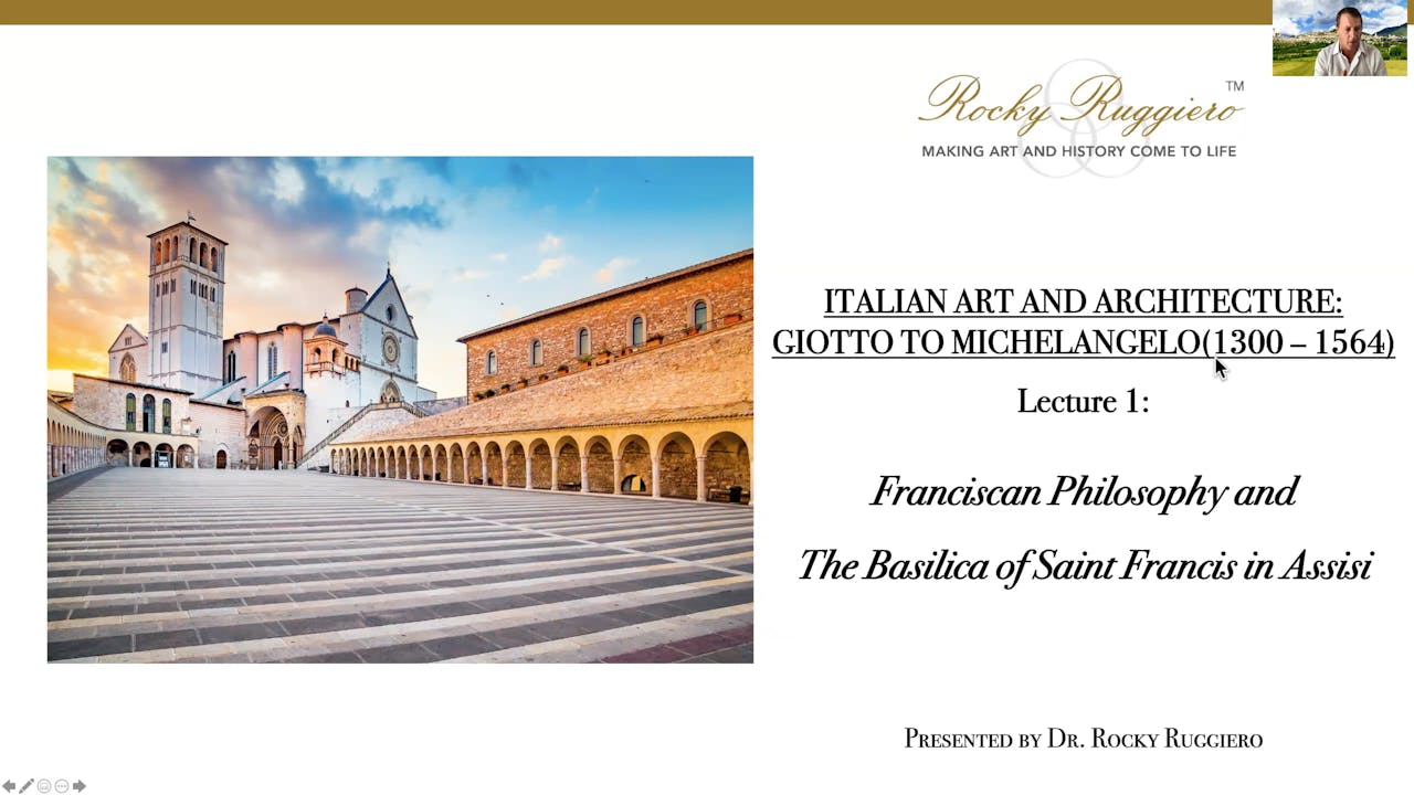 LECTURE 1 "Franciscan Philosophy & the Basilica of Saint Francis in ...
