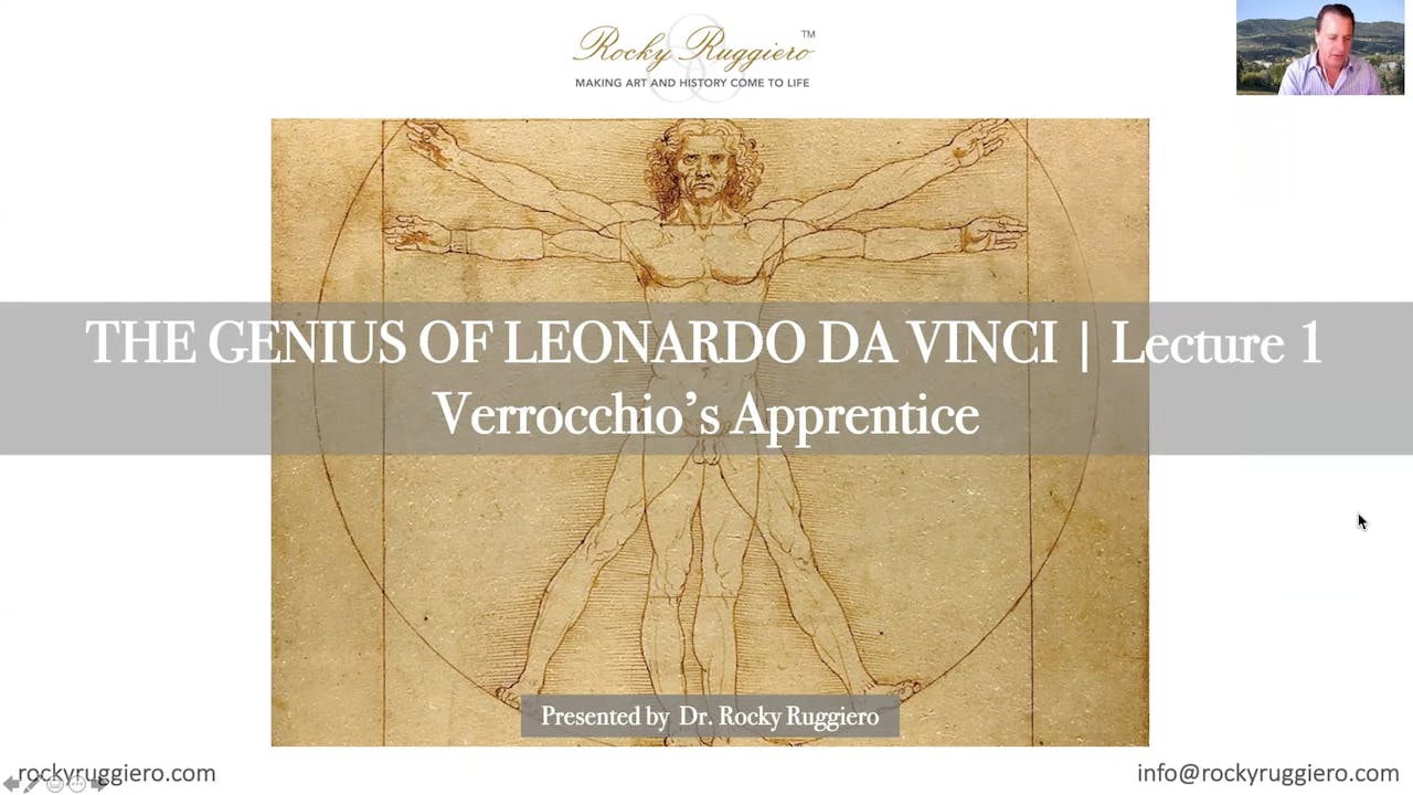 LECTURE 1 "Verrocchio's Apprentice" - Rocky Ruggiero™