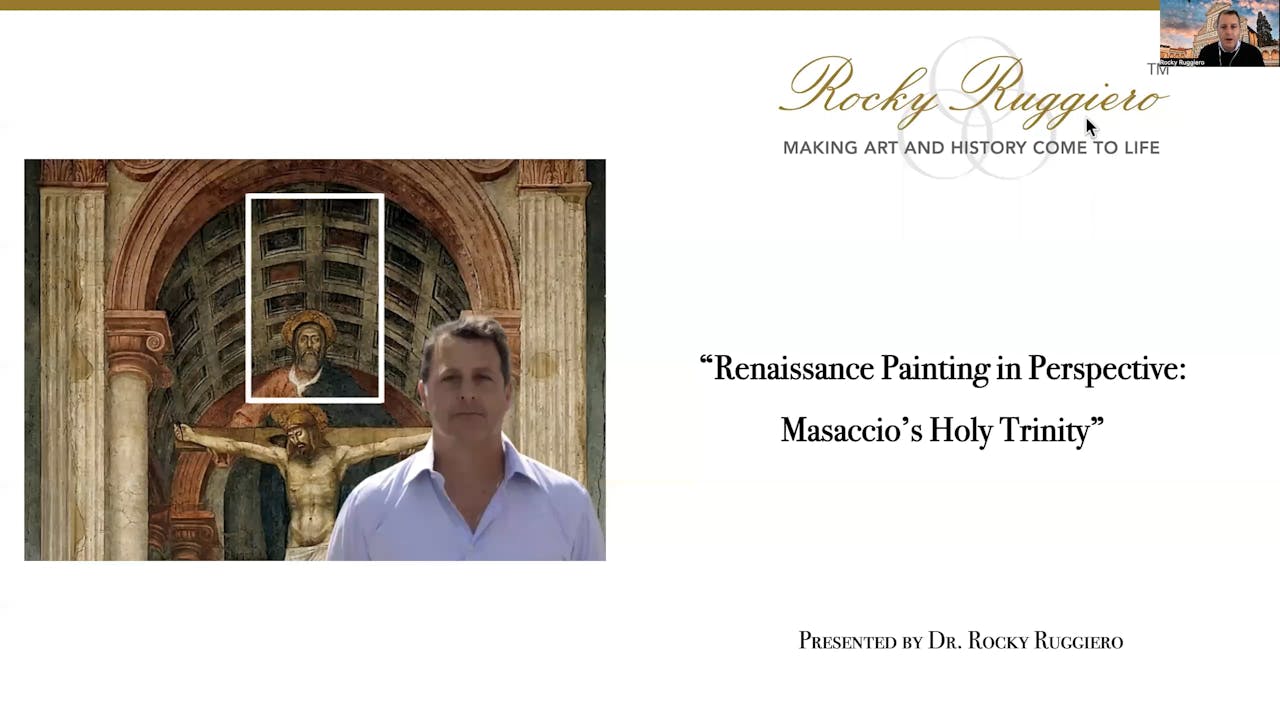 Renaissance Painting in Perspective: Masaccio's Holy Trinity - Rocky ...