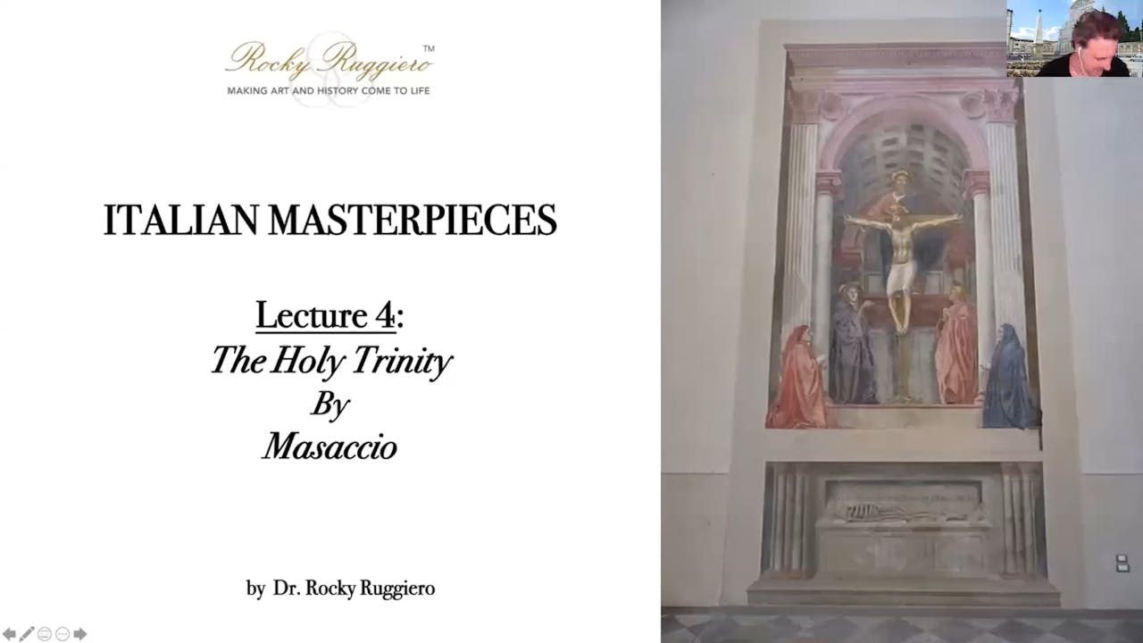 LECTURE 4 "The Holy Trinity by Masaccio" - Rocky Ruggiero™