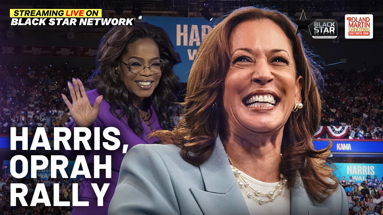 VP Kamala Harris and Oprah Winfrey Unite for America Rally In Detroit ...
