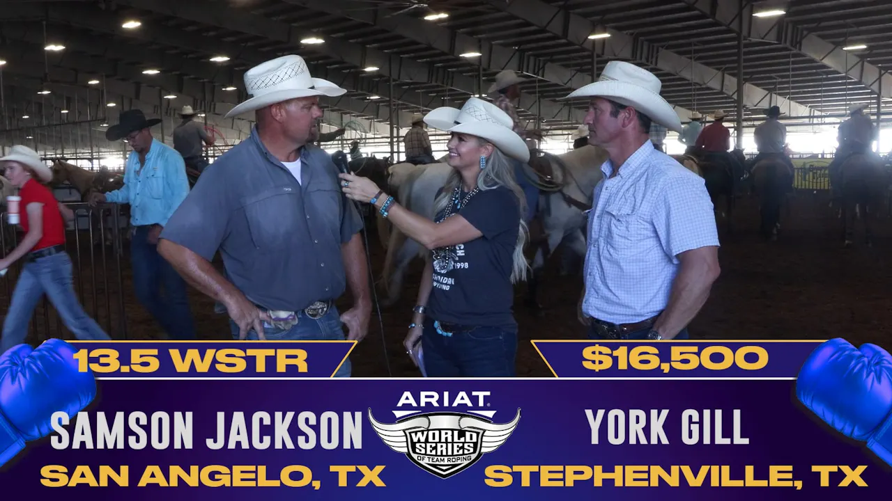Samson Jackson & York Gill, #13.5 Winners | Ariat WSTR's Title Fights ...