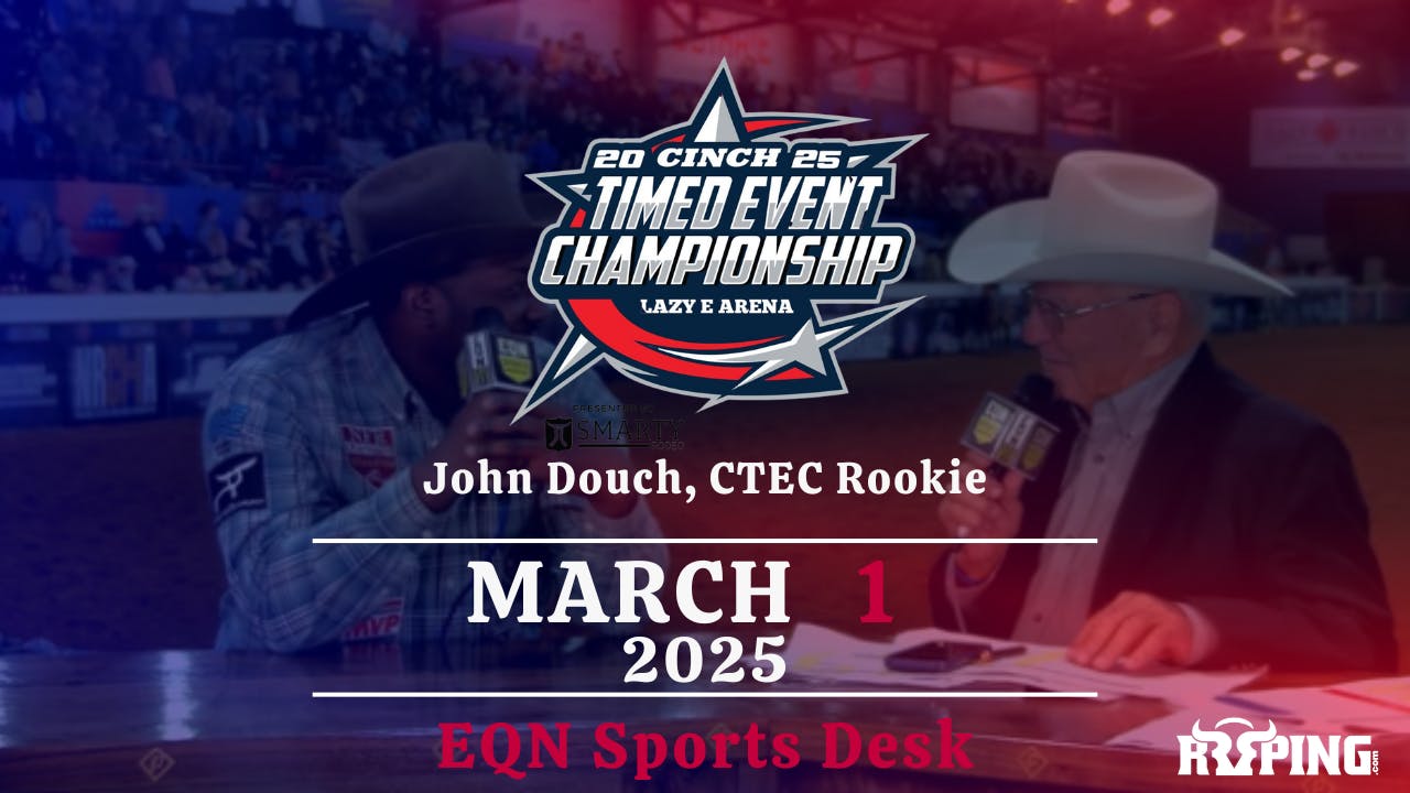 John Douch, CTEC Rookie | Cinch Timed Event Championship | March 1 ...