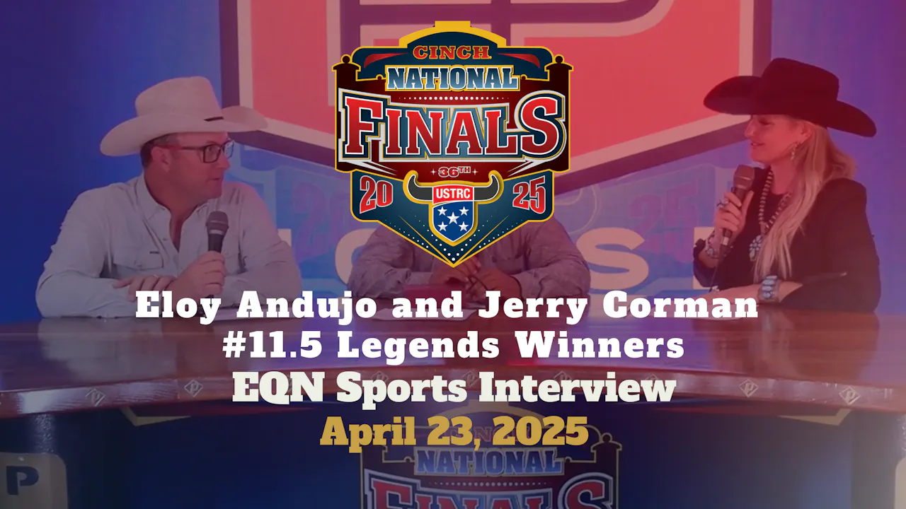 Eloy Andujo and Jerry Corman, 11.5 Legends Winners | Cinch USTRC NFTR ...