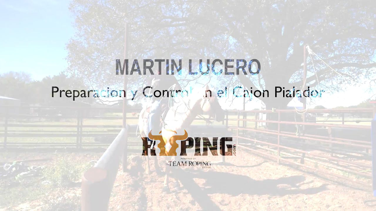 Preparacion y el arranque de la caja pialadora con Martin Lucero - Roping․com