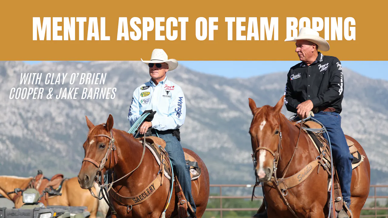 Mental Aspect of Team Roping - Barnes & Cooper: Inside the Practice Pen ...