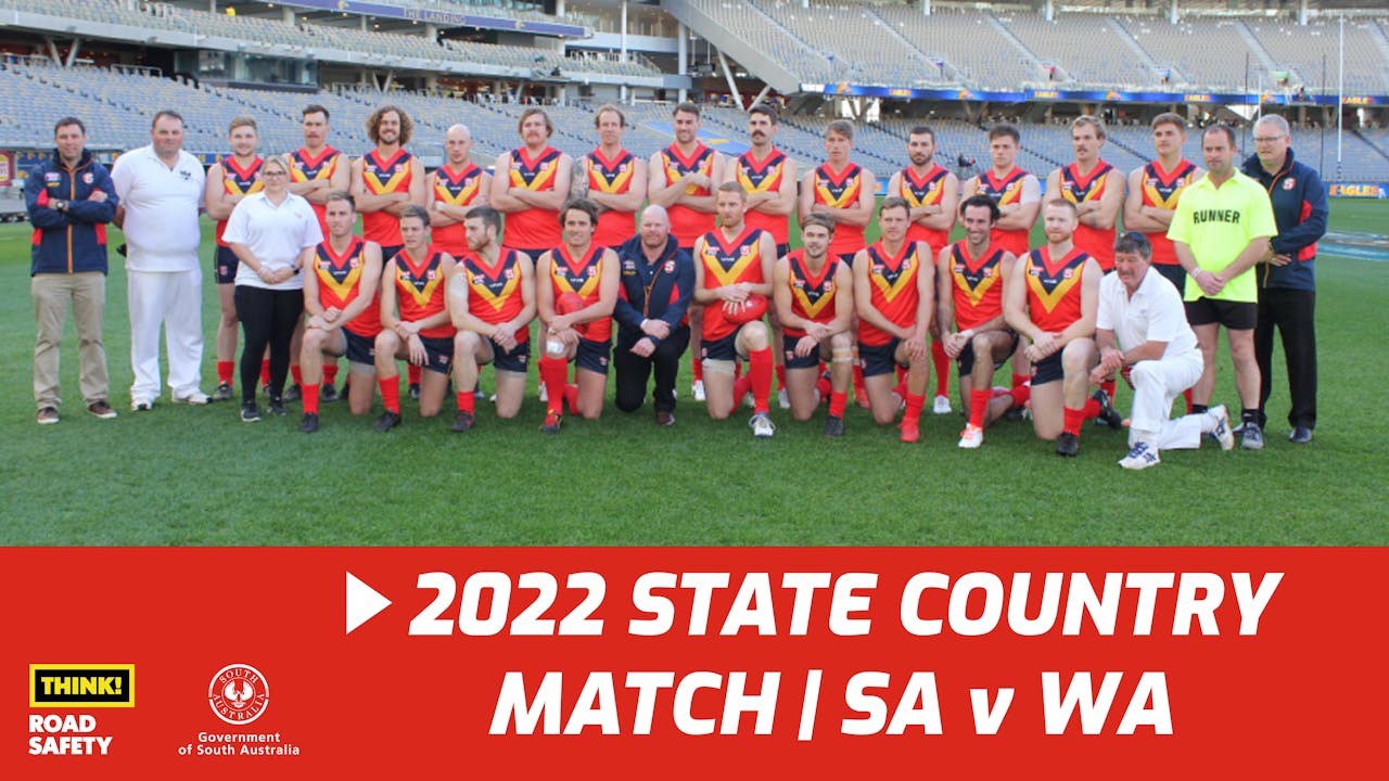 2022 Country State Match | SA v WA - SANFL Now