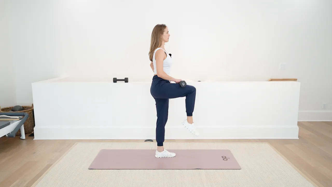 16 Min Lower Body Weight Lifting #456 - Saran Pilates