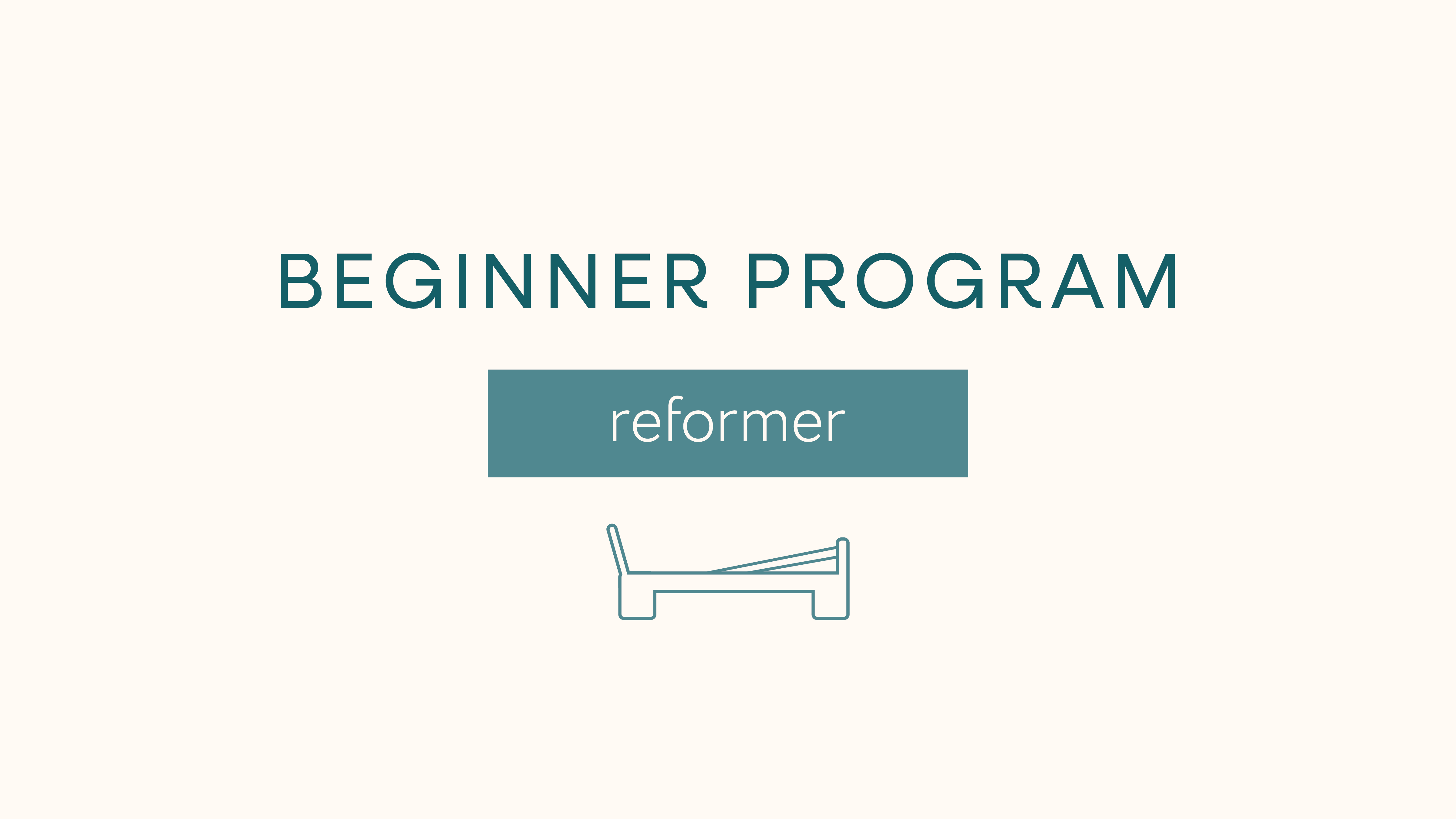 beginner program - Saran Pilates