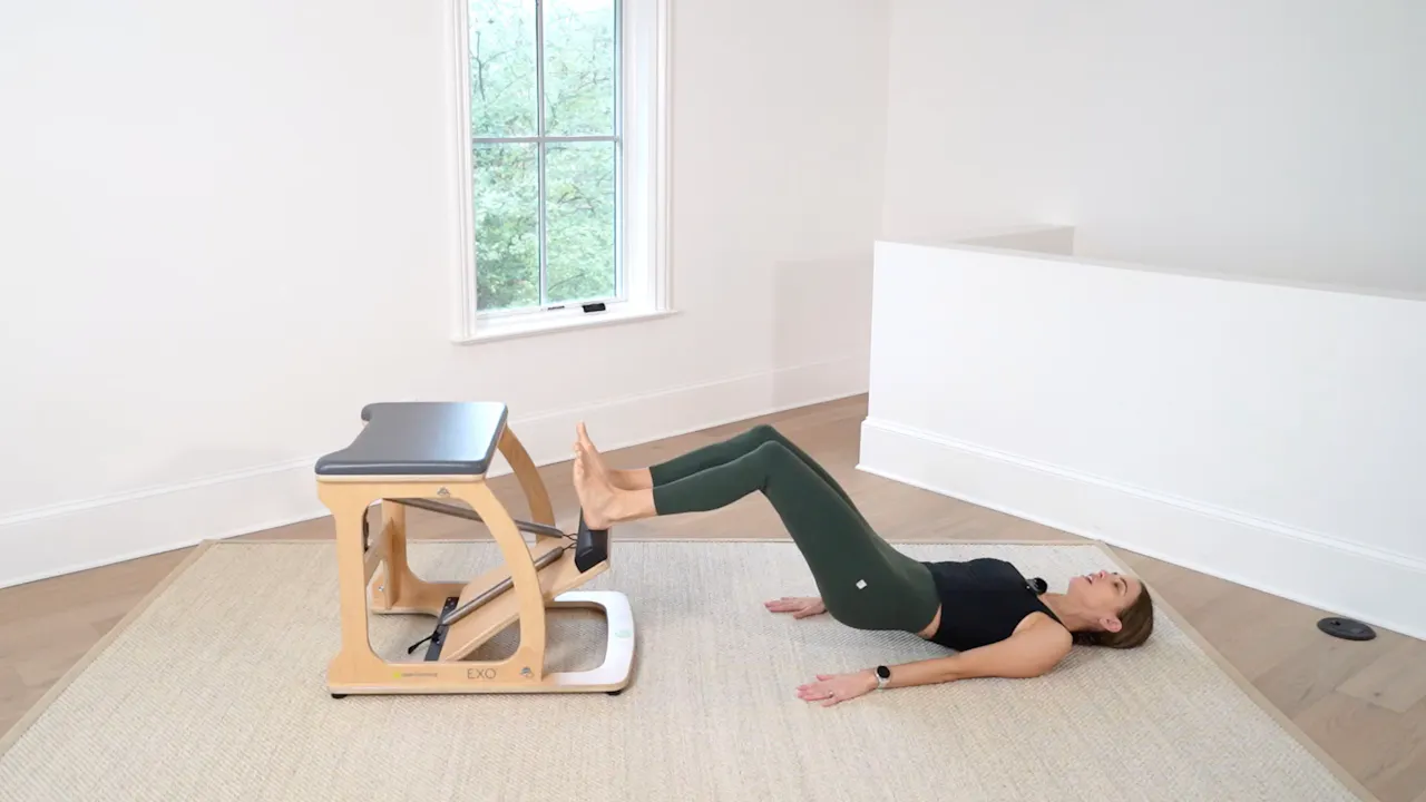 9 Min Chair Hamstring Sculpting #548 - Saran Pilates