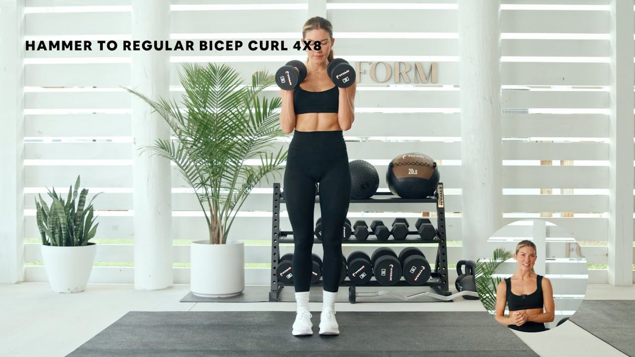 HAMMER CURL x REGULAR CURL (4x8) - FORM