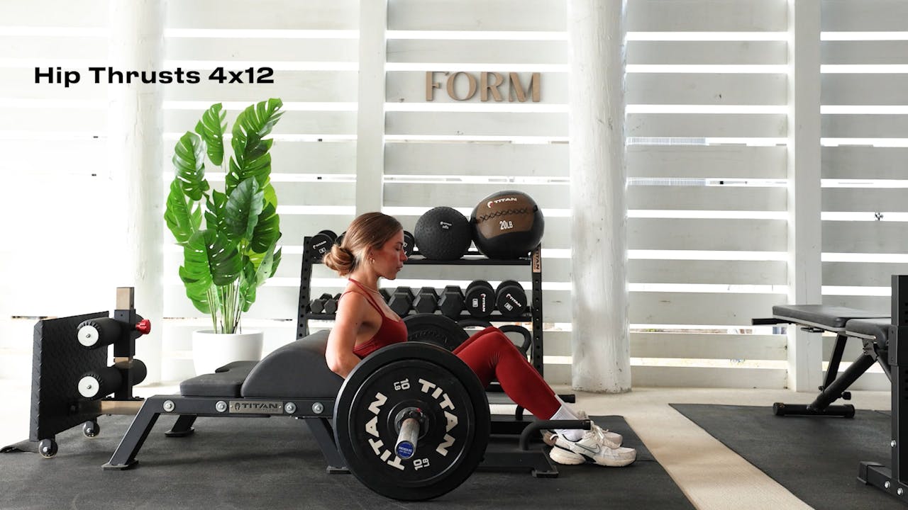 HIP THRUST (4x12) - FORM