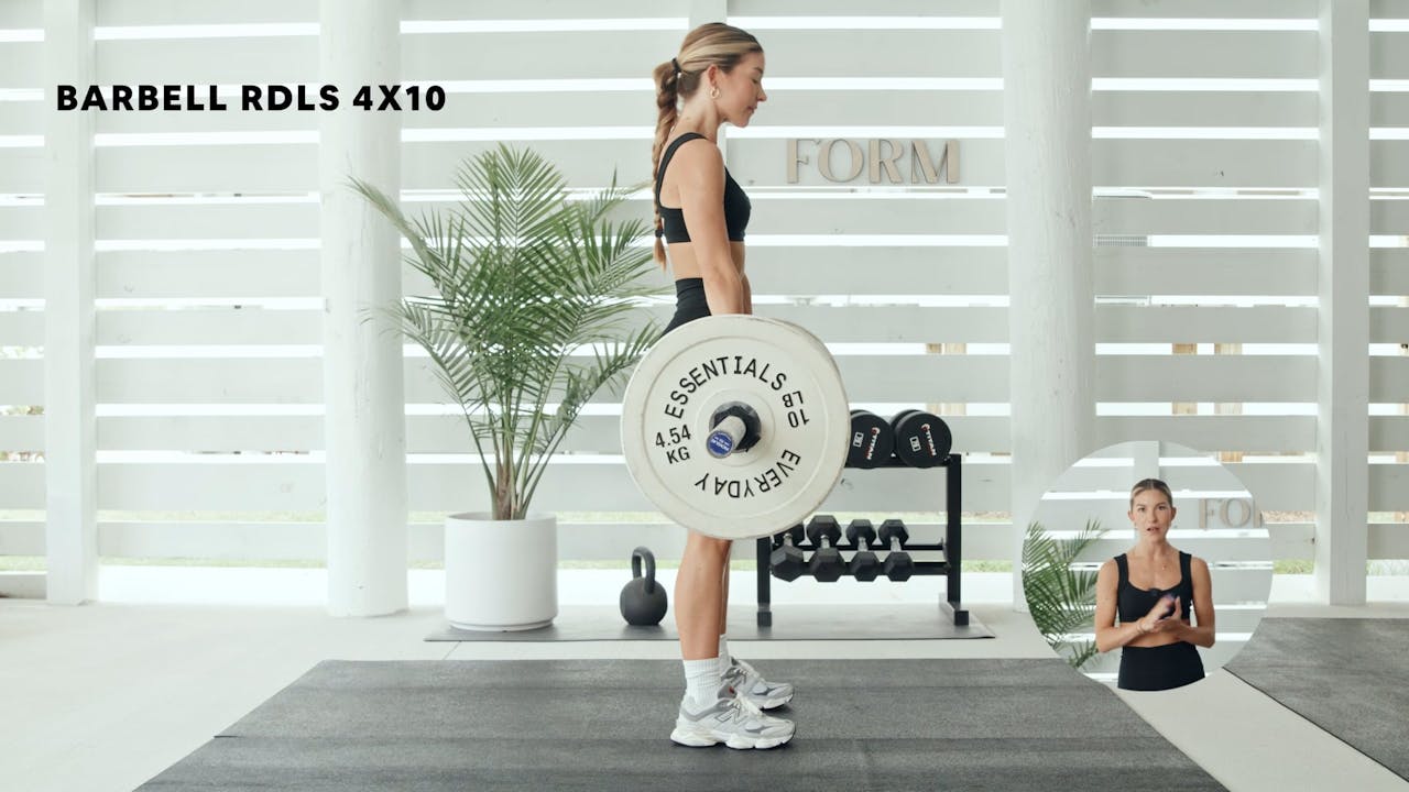 BARBELL RDLS (4X10) - FORM