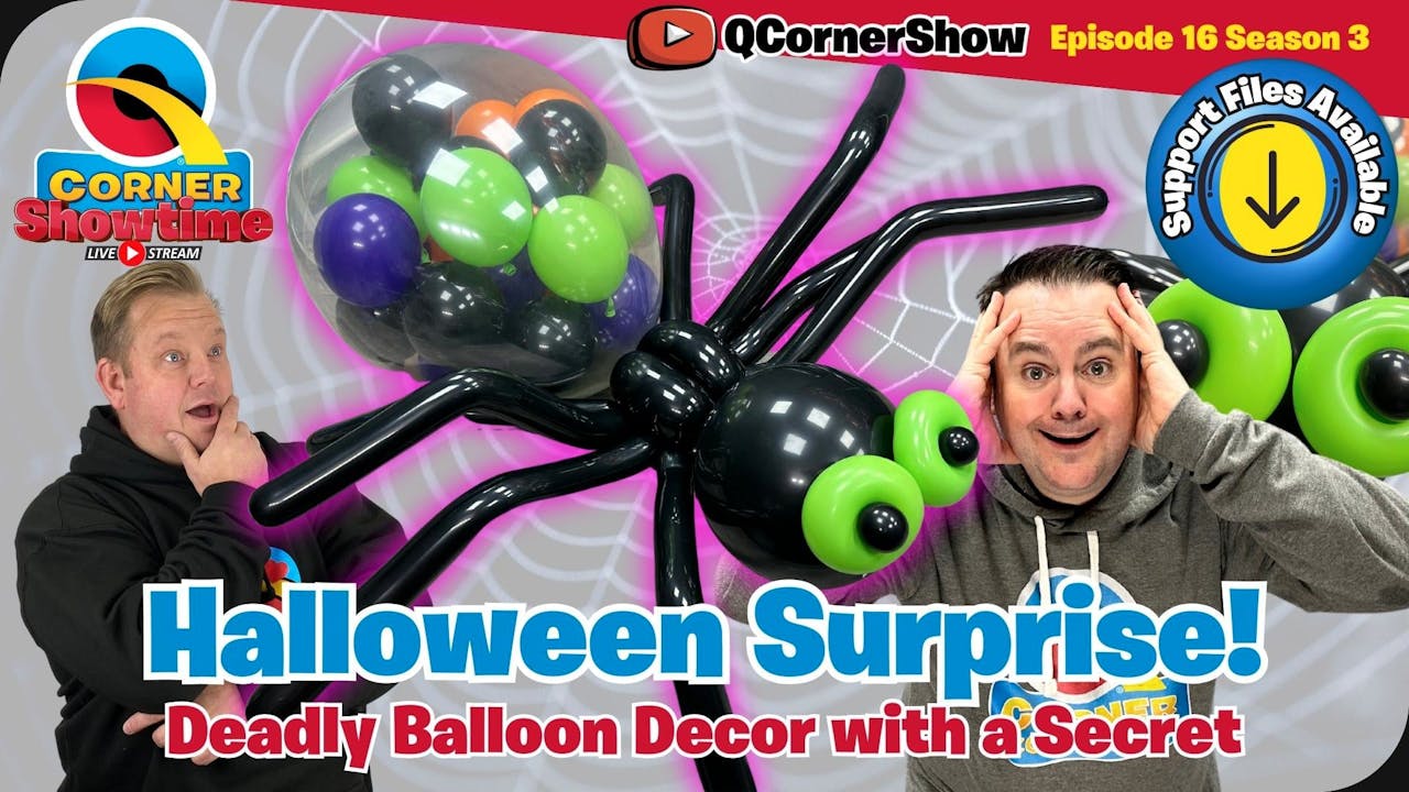 Spooky Delights: Giant Balloon Spider Design with Keith & Dom - Our ...