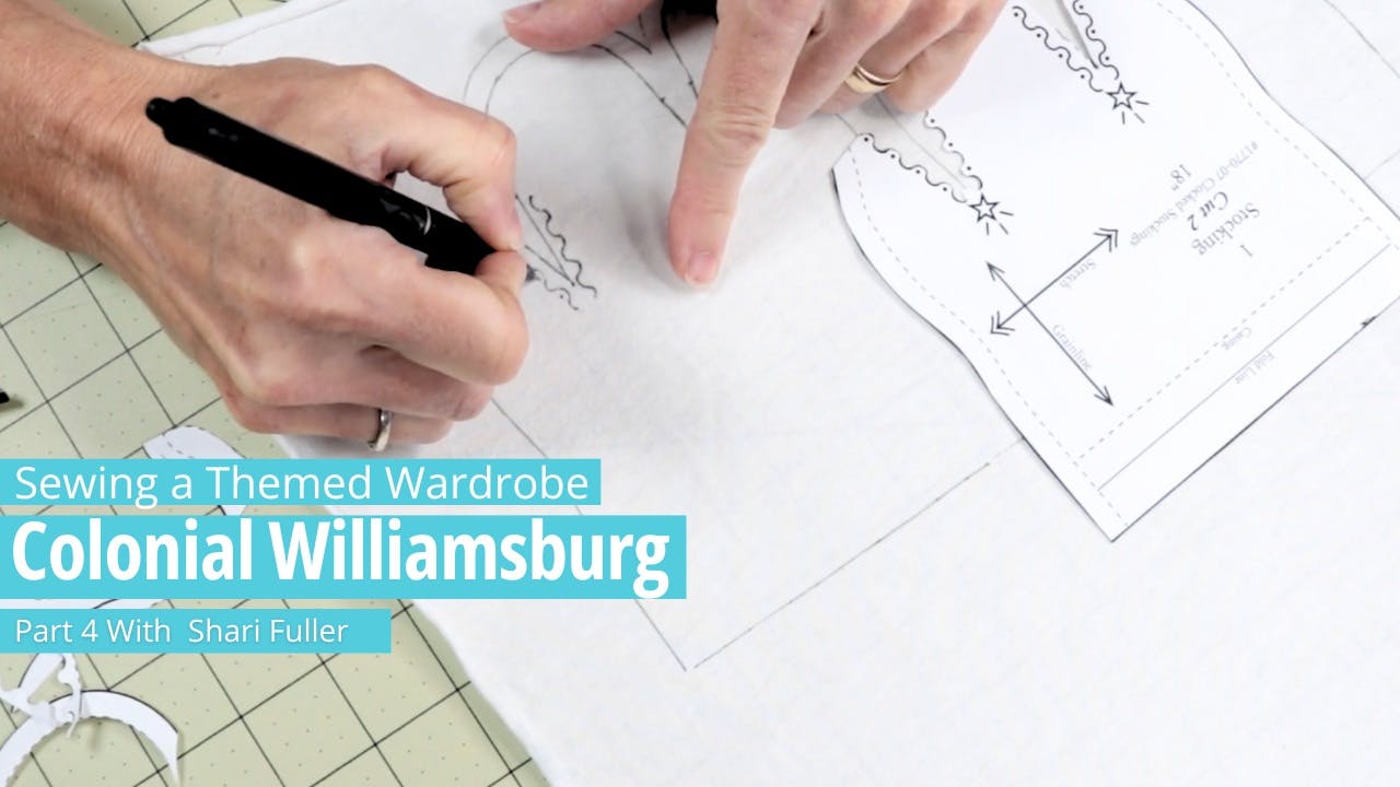 Colonial Williamsburg Part 4 - Colonial Williamsburg - Sewing with ...