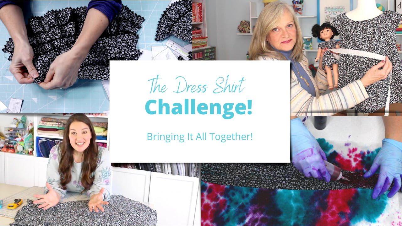 Dress Shirt Challenge - Bringing It All Together! - Sewing with ...