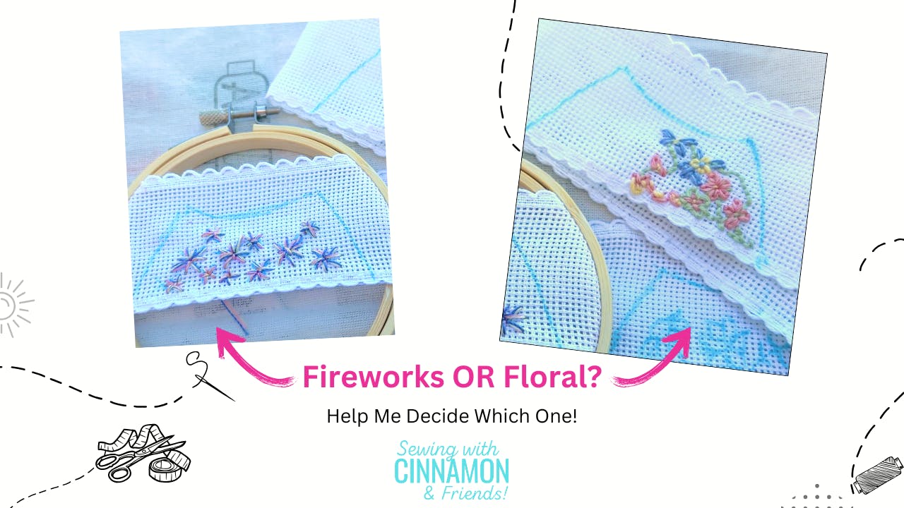 Embroidered Open Toe Shoes - Sewing with Cinnamon & Friends