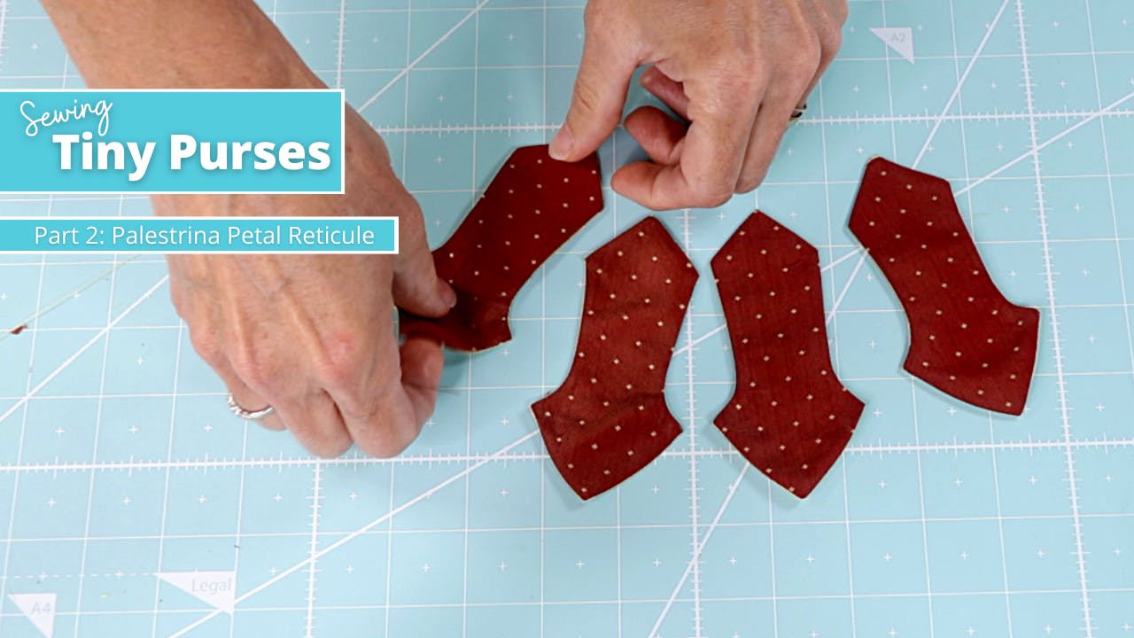 Tiny Purses Part 2 Palestrina Petal Reticule Sew-along - Sewing with ...