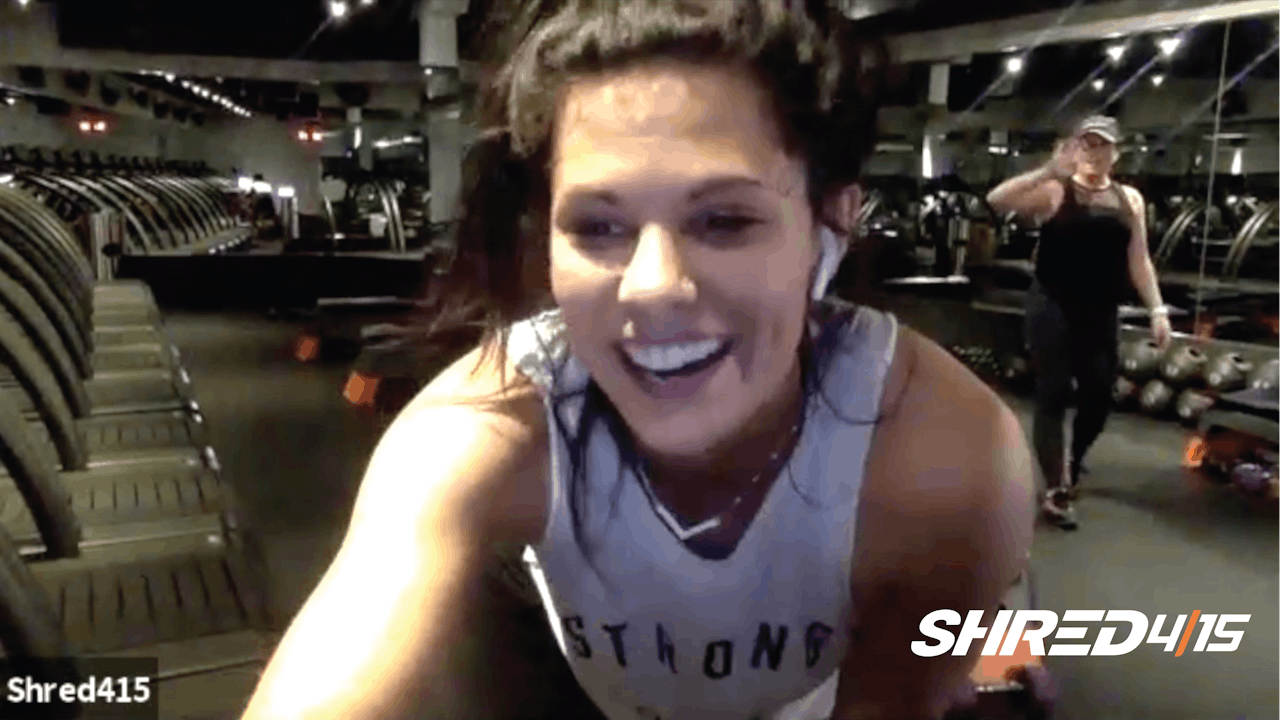 ALL OUT Total Body + Treadmill Workout with Vicky // Dumbbells ...