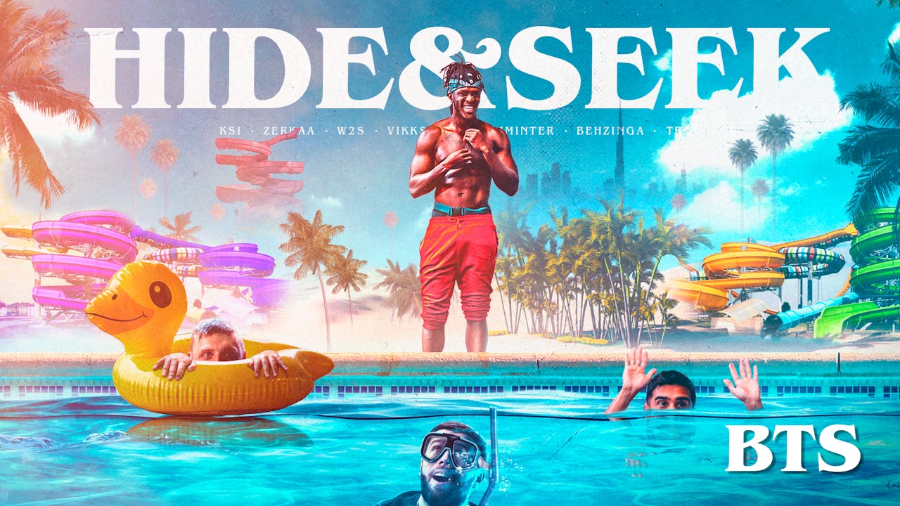 Sidemen $100,000,000 Waterpark Hide & Seek BTS - Side+